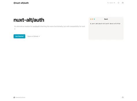 Auth By Nuxt Alt A Nuxt Template Built At Lightspeed