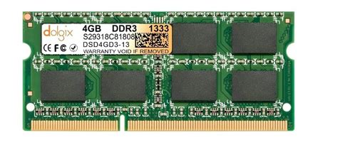 Amazon In Buy Dolgix GB DDR MHz Laptop RAM Notebook RAM Memory SO DIMM CL Pin