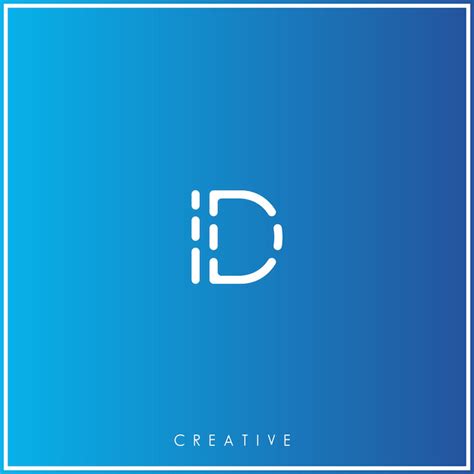 Id プレミアムベクター 後者のロゴデザイン クリエイティブロゴ ベクトルイラスト ロゴ文字 ロゴクリエイティブ Premiumベクトル素材