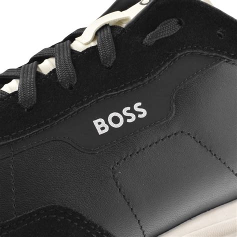 Boss Zayn Lowp Trainers Black Mainline Menswear