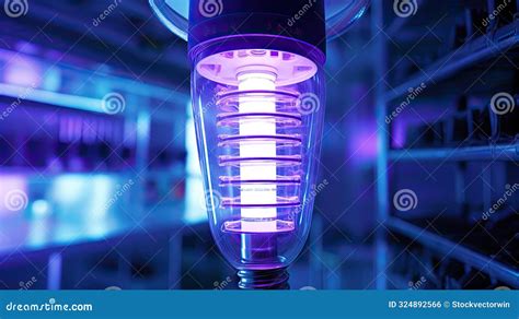Sterilization Uvc Lights Stock Illustration Illustration Of