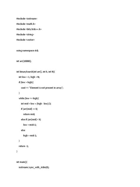 binary search pdf