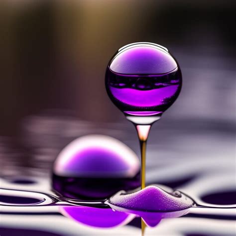 Premium Ai Image Water Drop In Sun Light