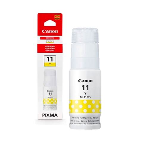 Tinta Canon Gi 11 Amarillo 70ml Para G2160 G2170 G3160 G3170 G4170