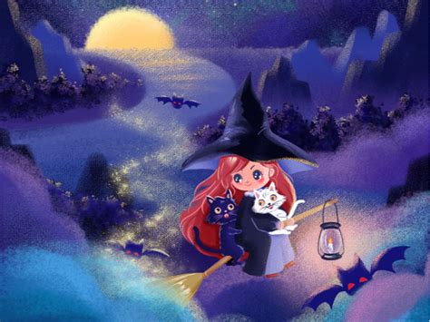 小魔女回家之路 第四期第四周宋玥影爱画画 站酷zcool