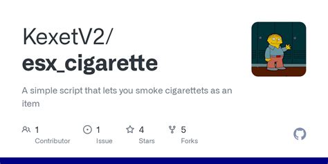 GitHub KexetV2 Esx Cigarette A Simple Script That Lets You Smoke Cigarettets As An Item