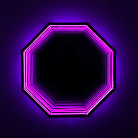 Ozarke 3d Octagon Infinity Mirror Light Large Wayfair