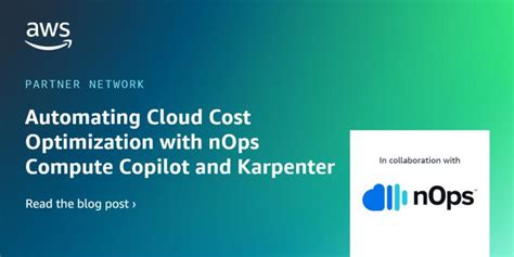 evan amereihn ☁️ on linkedin automating cloud cost optimization on aws with nops compute