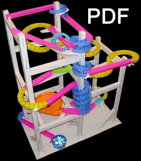 Items Similar To Paper Roller Coaster Templates On Etsy Paper Roller