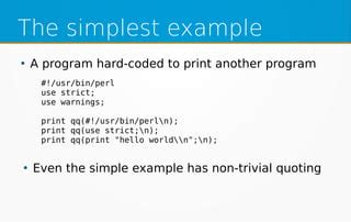 Code Generation In Perl PPT