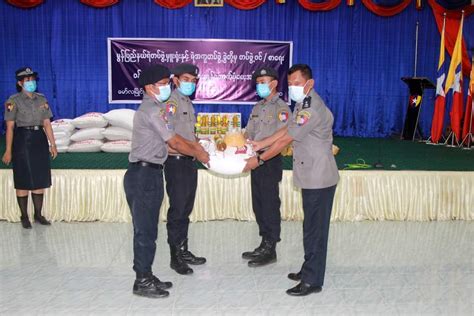 မွန်ပြည်နယ် ရဲတပ်ဖွဲ့မှူးရုံးနှင့် ရဲအကူတပ်ဖွဲ့တို့မှ တပ်ဖွဲ့၀င် စာရေး၀န်ထမ်းများအား အခြေခံ