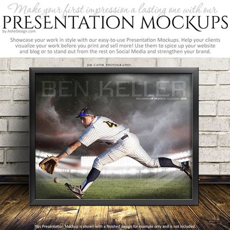 Ashe Design Presentation Mockup White Bricks Ashedesign