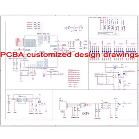 One Stop Pcba Schematic Design Drawing Base Material Alumunium At