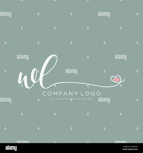 Wl Initials Stock Vector Images Alamy