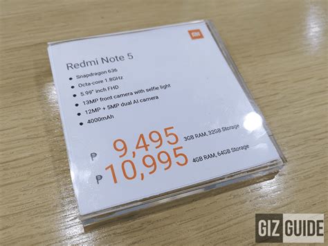 Sale Alert Xiaomi Redmi Note Now Has A Starting Price Of Php