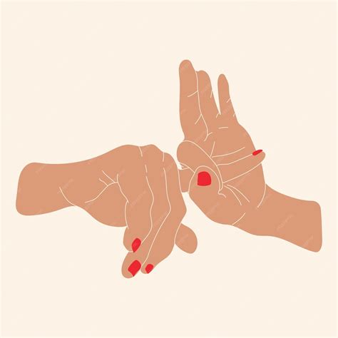 Premium Vector Sexual Hand Gesture Hand And Finger Simulating