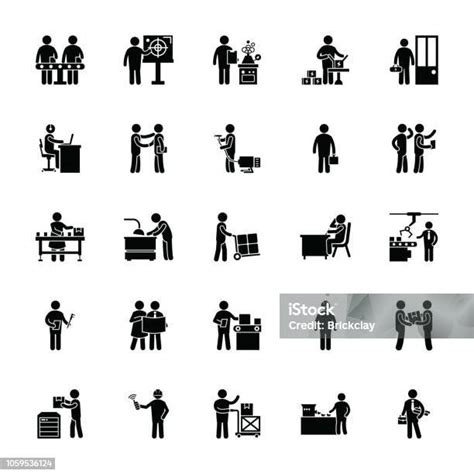 工廠標誌符號圖示設置向量圖形及更多企業家圖片 企業家 同意 商業計劃 Istock