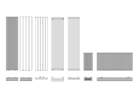 Radiator Cad Blocks