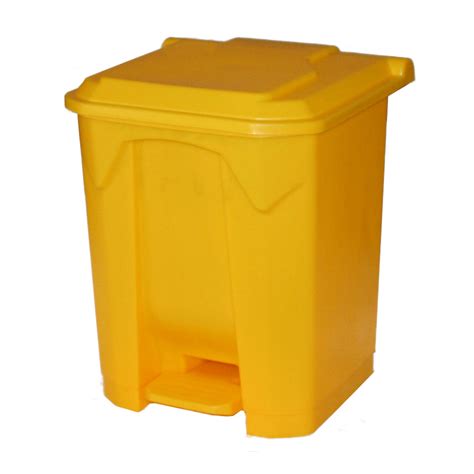 30 Litre Peddle Bin With Coloured Lids Roadware