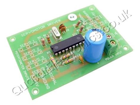 4 Channel PIC16C711 Servo Motor Driver AS3102KT Quasar UK