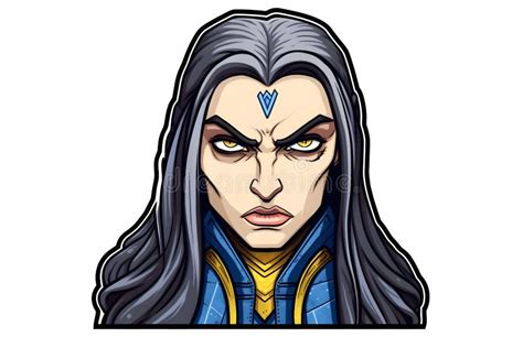 Cartoon Game Avatar Neural Network Ai Generated Stock Illustration