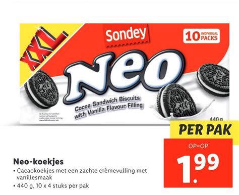 Neo Koekjes Aanbieding Bij Lidl