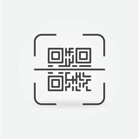 QR Code Scan Linear Vector Concept Icon 19637112 Vector Art At Vecteezy