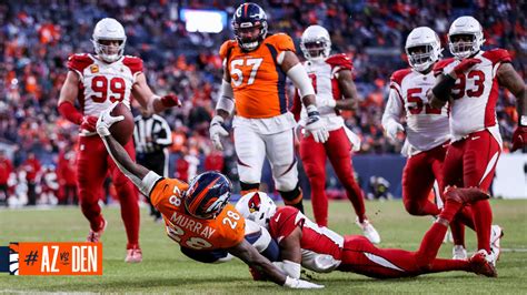 Latavius Murray Rushes For A 10 Yard Touchdown Broncos Vs Cardinals