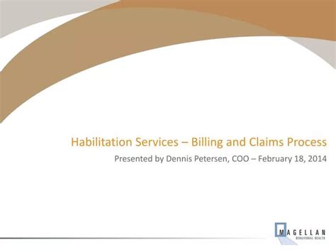 Ppt Habilitation Services Billing And Claims Process Powerpoint Presentation Id 2629772