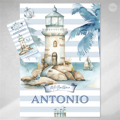 Kit Imprimible Nautico Marino Acuarela Tukit