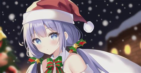 サンタ クリスマスサンタ服を着た少女 7 V I Picturesのイラスト Pixiv