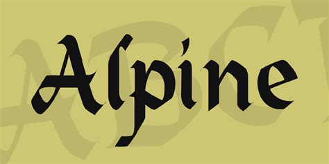 Download Alpine Font Fontsme Com Download Alpine Font Fontsme Com