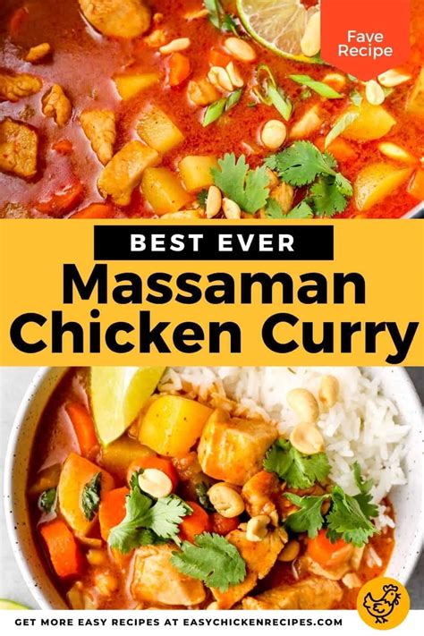 Chicken Massaman Curry Recipe Easy Chicken Recipes