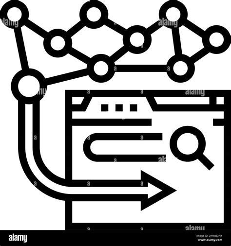 Web 20 Seo Line Icon Vector Illustration Stock Vector Image And Art Alamy