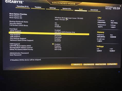 resizable bar option gone in bios f23a aorus master z690 r