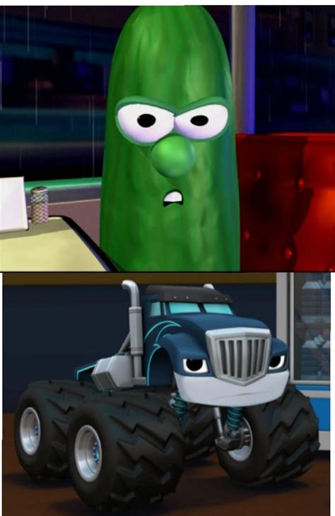 Larry The Cucumber Gets Mad At Crusher By Eirenedei On Deviantart