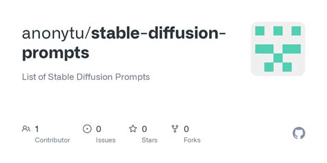 GitHub Anonytu Stable Diffusion Prompts List Of Stable Diffusion Prompts