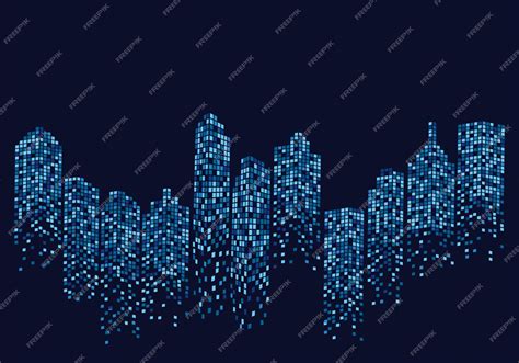 Premium Vector City Skyline Backgound Vector Illustration Design