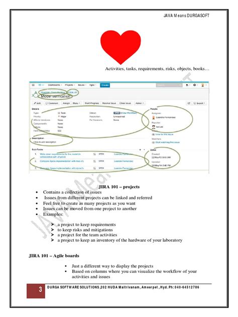 Jira 101 Projects Java Means Durgasoft Pdf