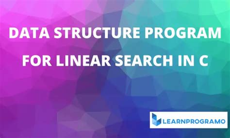 Data Structure Learnprogramo