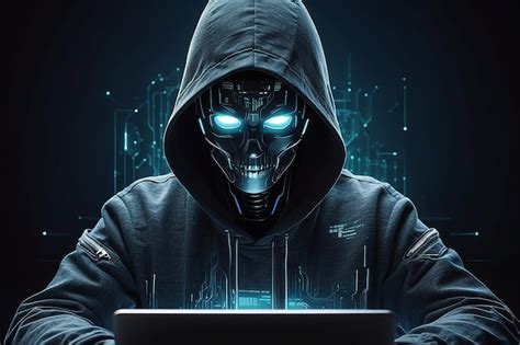 Premium Photo Photo Unrecognizable Hacker Cyber Crime Generative Ai