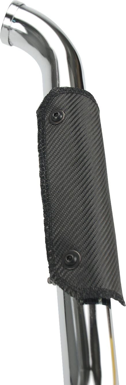 10cm Bred X 20cm Titanium Värmeskydd Onyx Pipe Shield Dei Ddesign