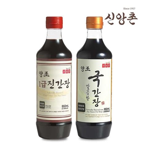 [신앙촌] 양조간장 장아찌 맛간장 기획 3호 1급진간장 860ml 국간장 860ml 홈플러스 택배배송