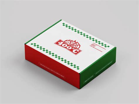 400도씨화덕피자 피자박스 패키지디자인 2종 패키지 포트폴리오 크몽