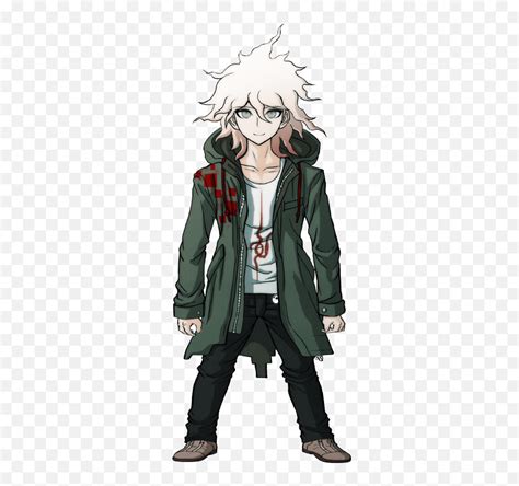 Spriterstwitter Nagito Komaeda Full Body Sprite Png Spriters 4860 The