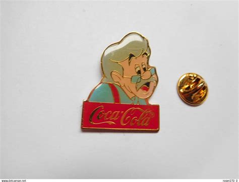Coca Cola Beau Pins Coca Cola Personnage Disney Verso Doré