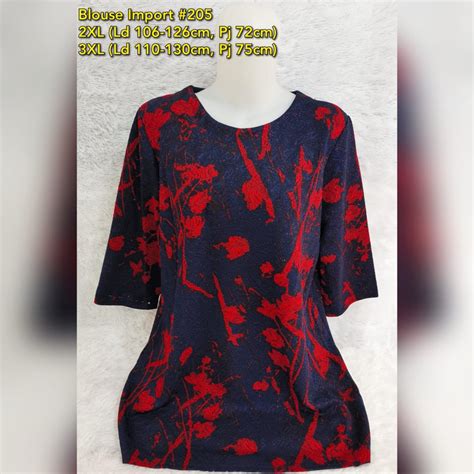 Jual Blouse Importblouse Orang Tua Importatasan Ibu Ibu Shopee