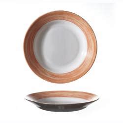 Assiette Plate Arcoroc Brush Orange Diam Mm MJPRO Restauration Collective Equipement