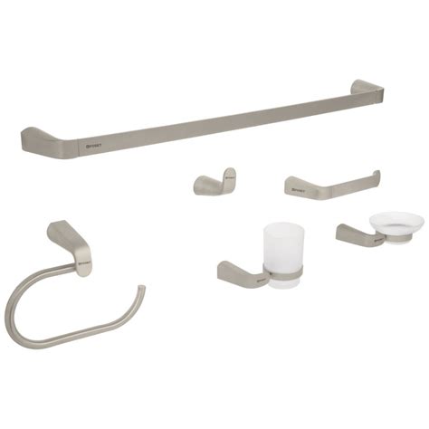 RIA N Juego de accesorios para baño satinado piezas Riviera TRUPER DIHERESA