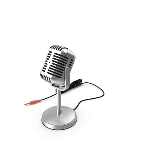 Vintage Style Microphone With Stand Png Images And Psds For Download